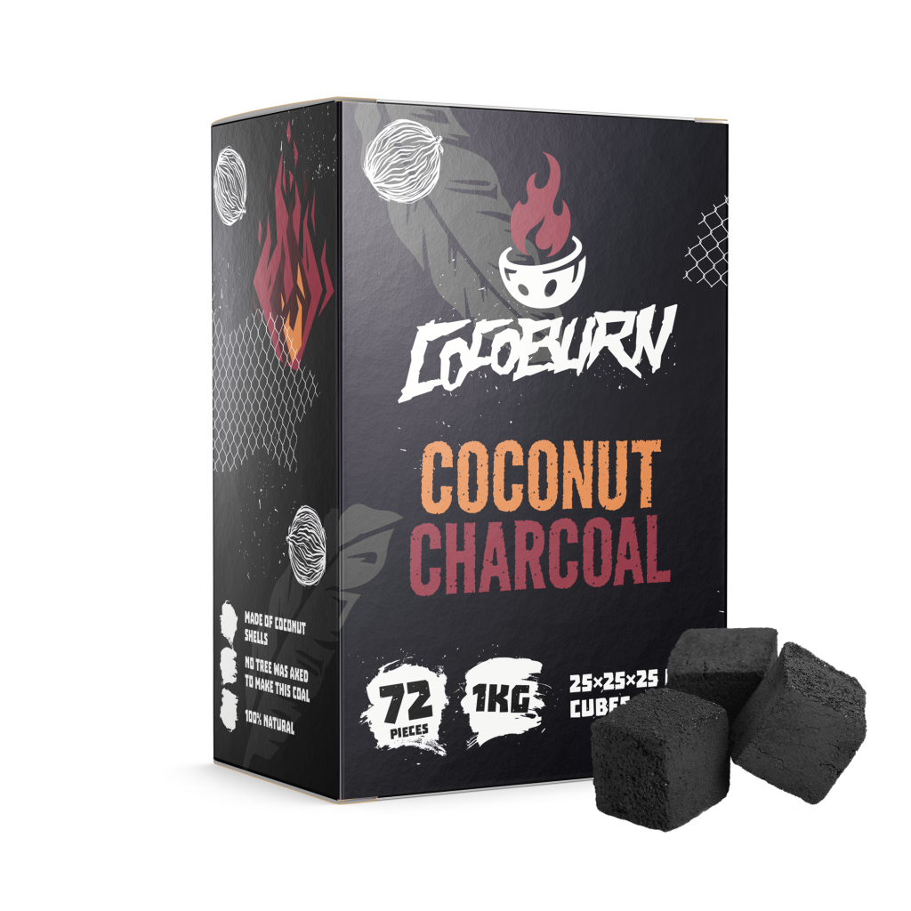 Cocoburn Natural Hookah Coals - Cubes 25 mm | The Hookah Hut